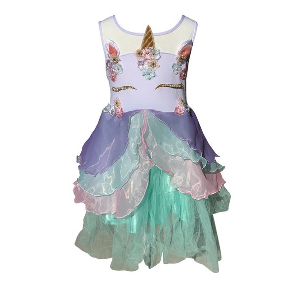 Bny Corner | Dresses | New Little Girl Lovely Unicorn Pearl Tutu Tulle ...
